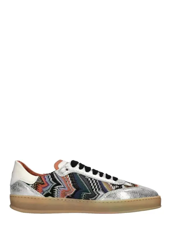 Missoni Raschel Flower Sneakers - Silver