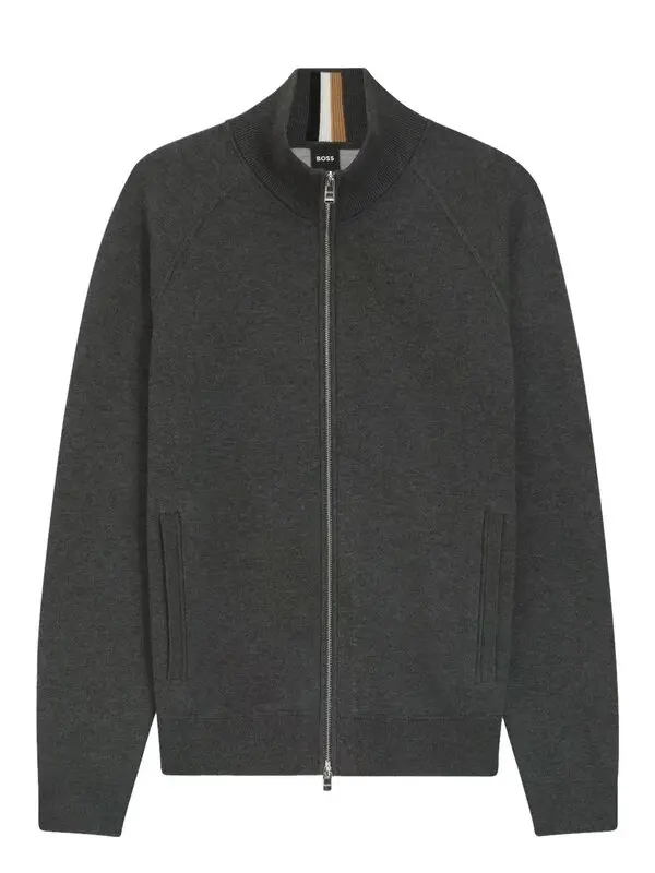 BOSS Zip Cardigan - Grey