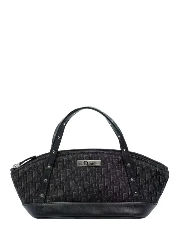 Dior 2003 Mini Diorissimo Trotter Handbag - Black