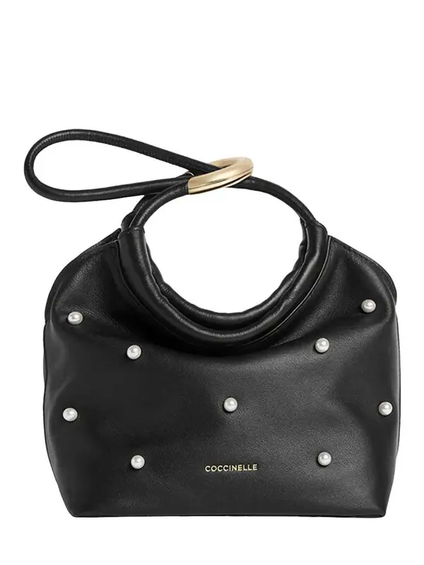 COCCINELLE Embellished Finn Small Tote Bag - Black