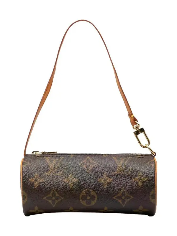 LOUIS VUITTON Monogram Papillon Pochette, 1990-2020 - Brown