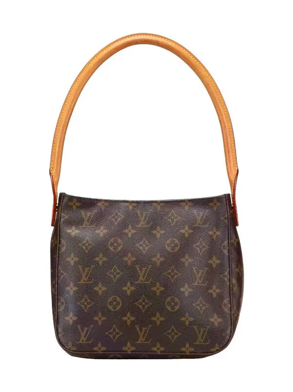 LOUIS VUITTON 2001 Monogram Looping Mm Shoulder Bag - Brown