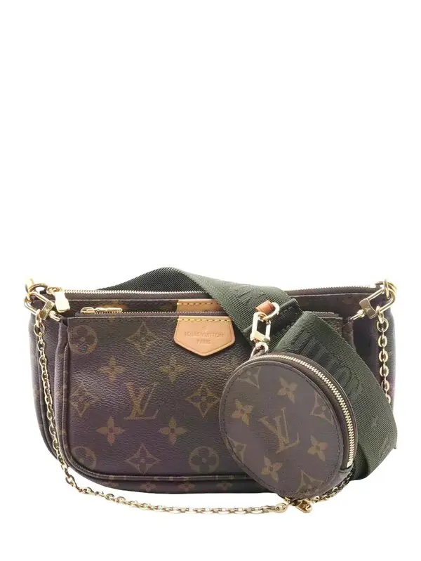 LOUIS VUITTON 2021-2025 Monogram Multi Pochette Accessoires Satchel - Brown