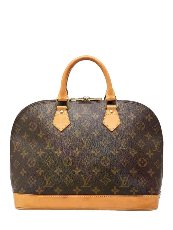 LOUIS VUITTON 1998 Monogram Alma Pm Handbag - Brown