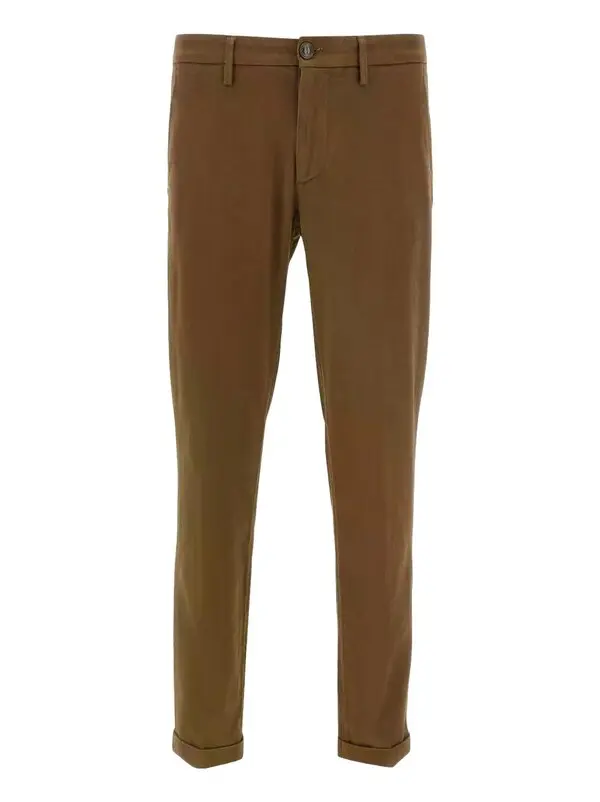 RE-HASH Cuffed Trousers - Brown