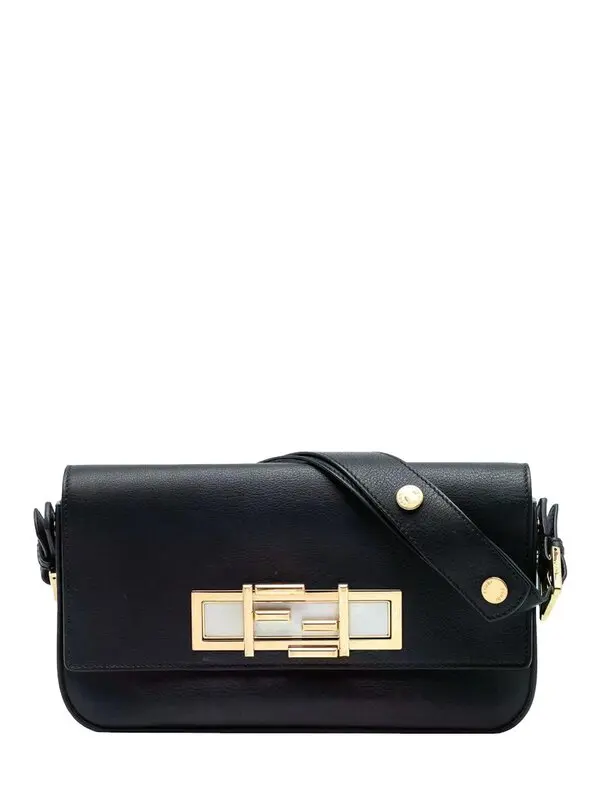Fendi Leather 3baguette Shoulder Bag - Black