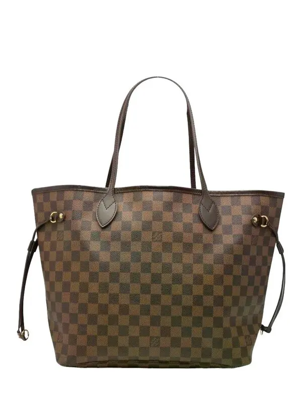 LOUIS VUITTON 2009 Damier Ebene Neverfull Mm Tote Bag - Brown
