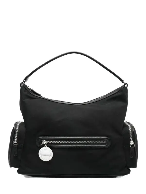 Stella McCartney Dartmoor Zip-pocket Shoulder Bag - Black