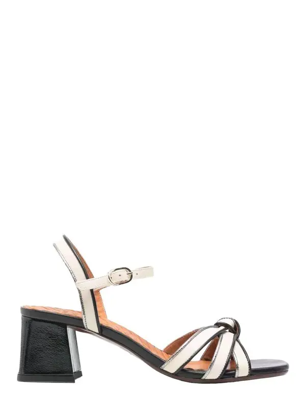 Chie Mihara Knot-strapped Heeled Sandals - Neutrals
