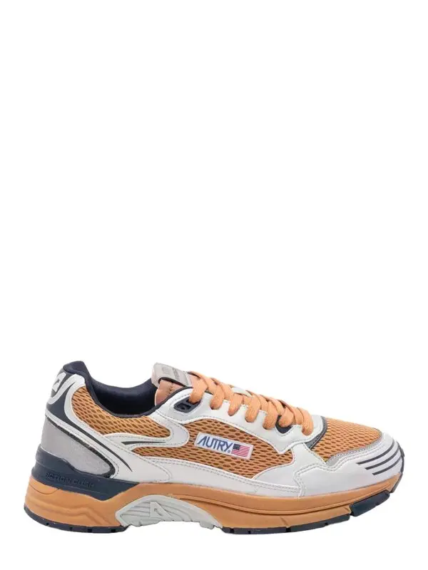 AUTRY Hyperway Panelled Sneakers - Orange
