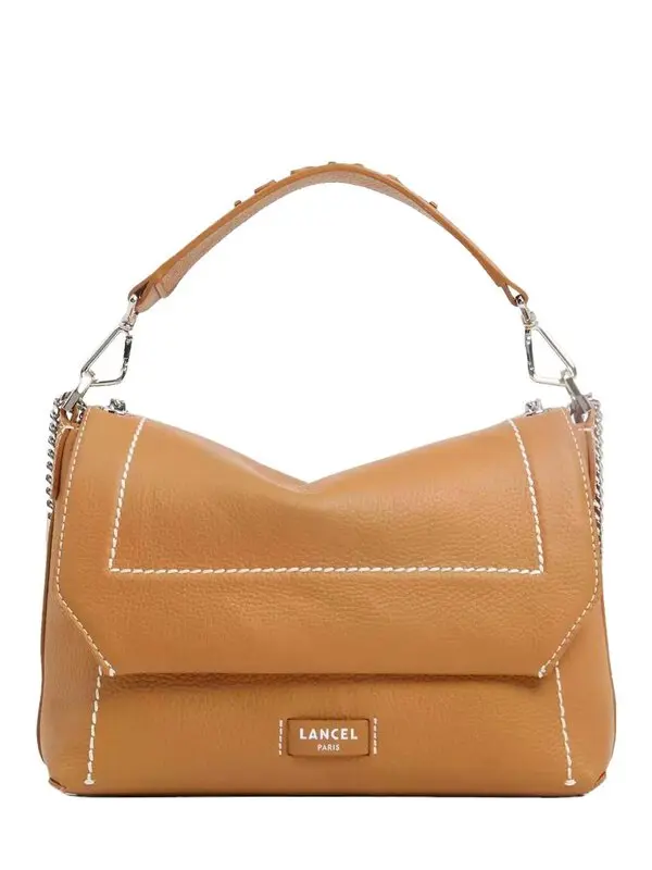 LANCEL Ninon Soft Flap Crossbody Bag - Brown