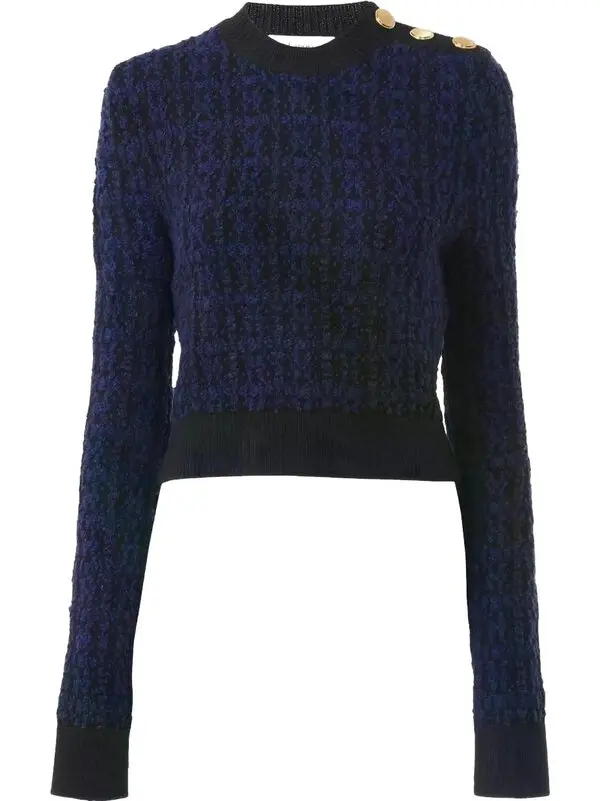 Chloé Button-embellished Sweater - Blue