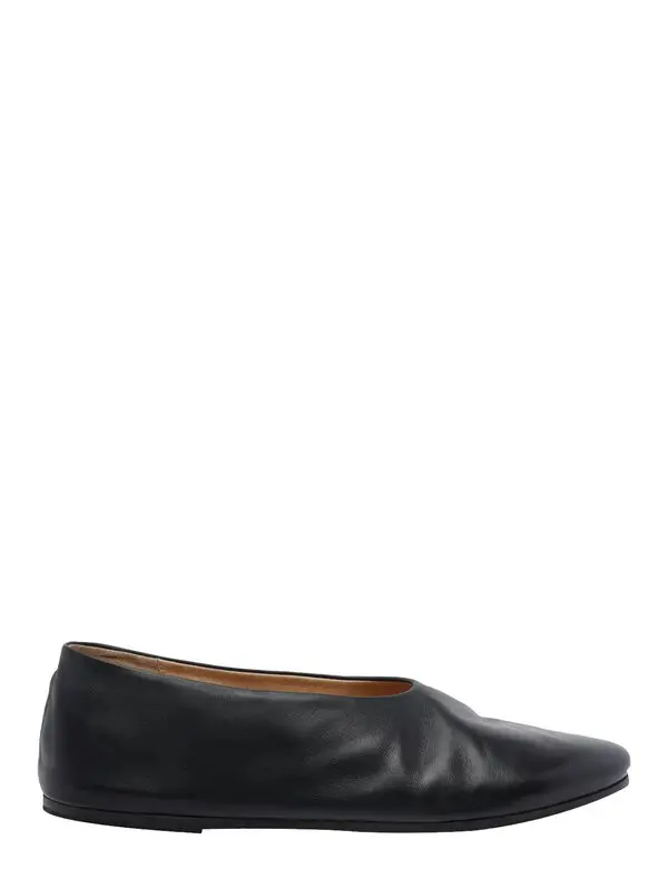 Marsèll Coltellaccio Leather Flats - Black