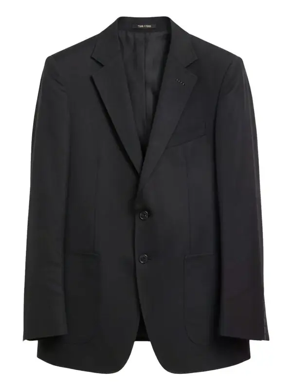 TOM FORD Three-button Patch-pocket Blazer - Grey