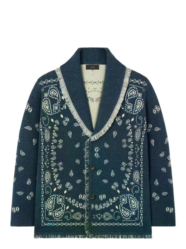 Alanui Cashmere Cardigan - Blue