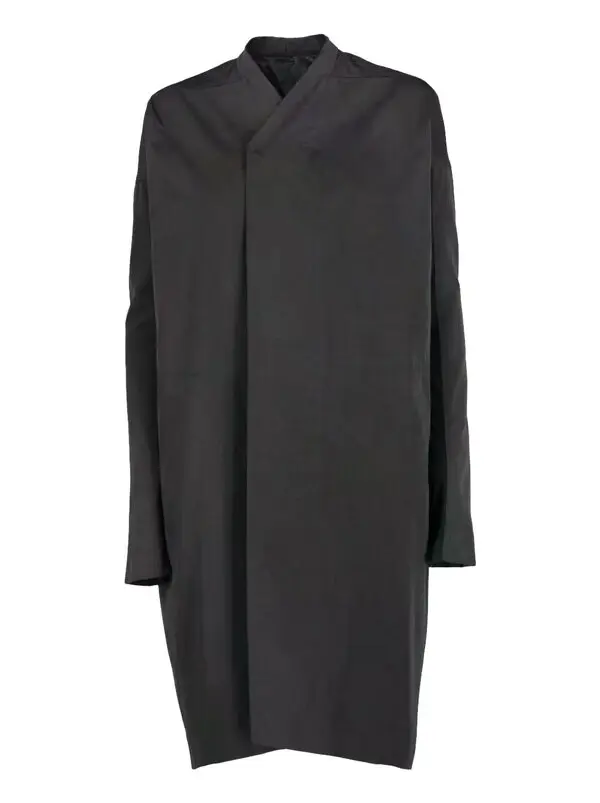 Rick Owens Runway Long Coat - Black