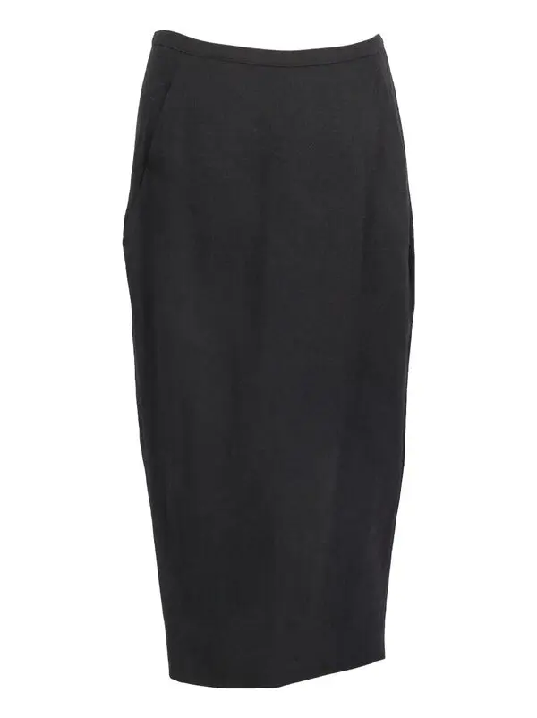 Rick Owens Side-pockets Zip Skirt - Black