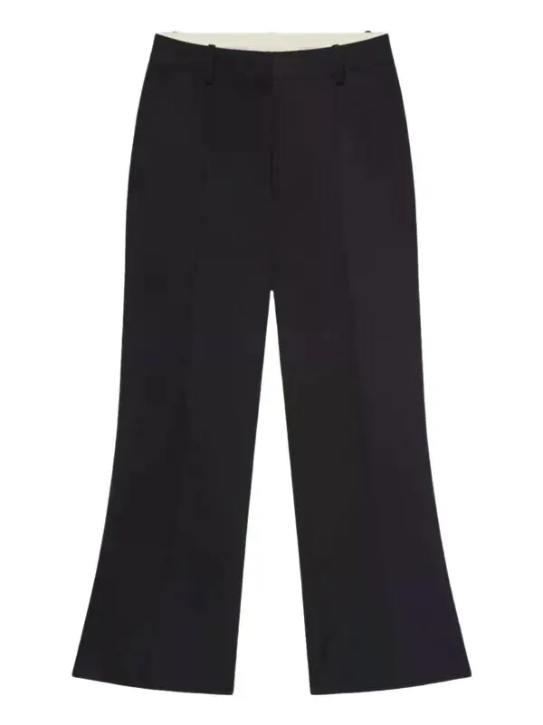 Co Collection Cropped-leg Trousers - Black