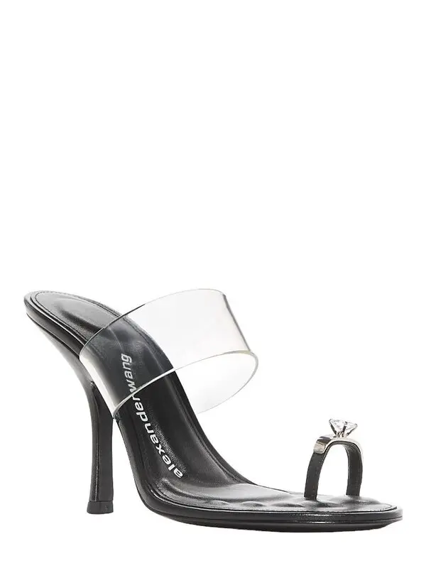 Alexander Wang Bianca Toe Ring Sandals - Black