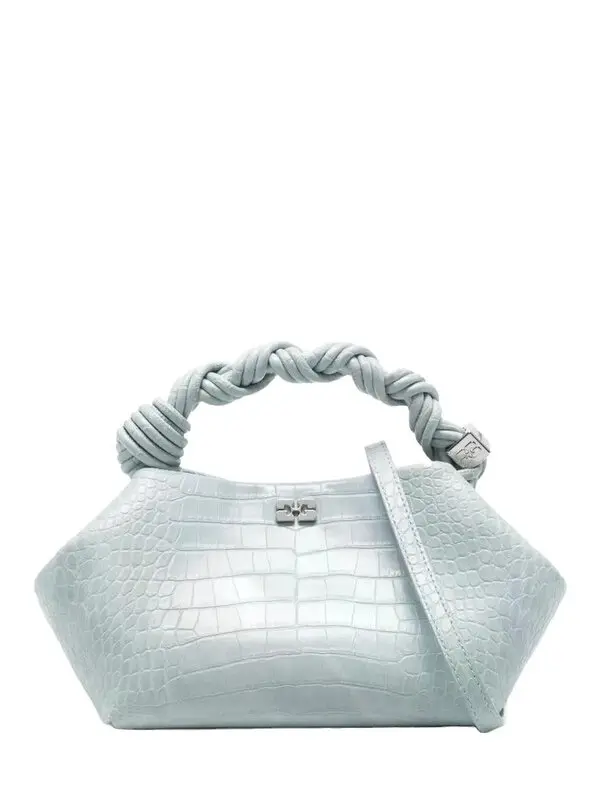 GANNI Mini Bou Tote Bag - Blue