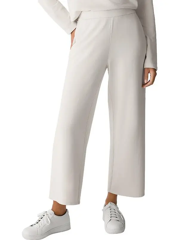 Eileen Fisher Wide Ankle Pants - Bone
