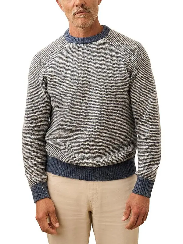 Faherty Brand Donegal Crewneck Sweater - Sea Feeder