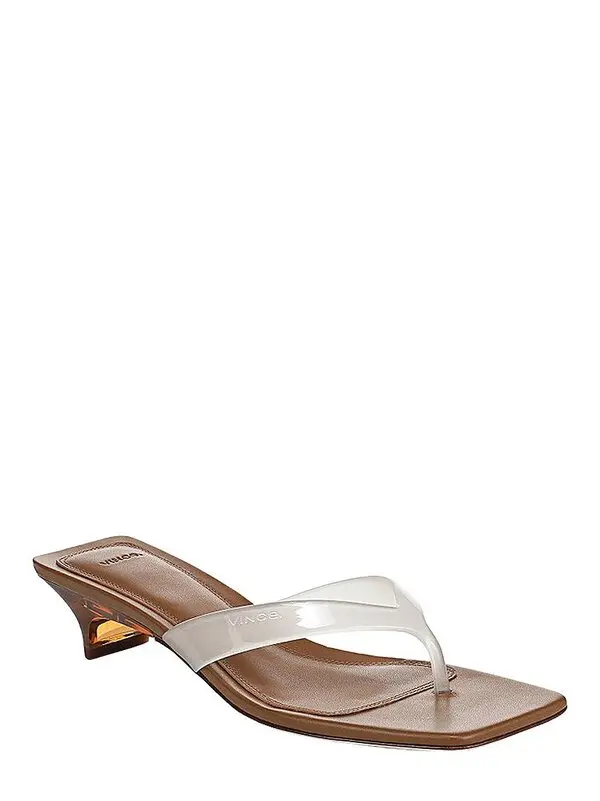 Vince San Juan Jelly Thong Sandals - Clear