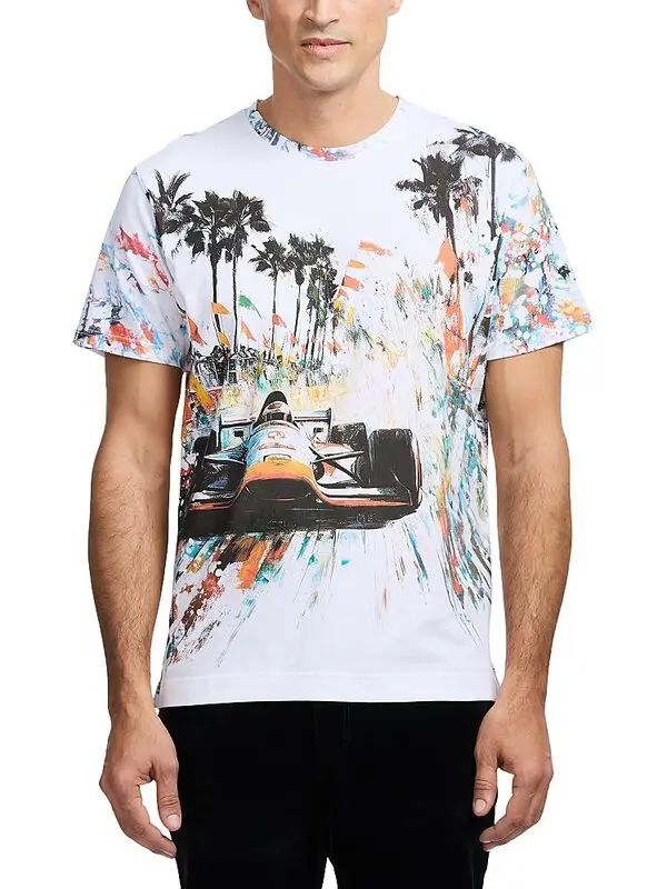 Robert Graham Final Lap Short Sleeve Graphic T-shirt - Multi