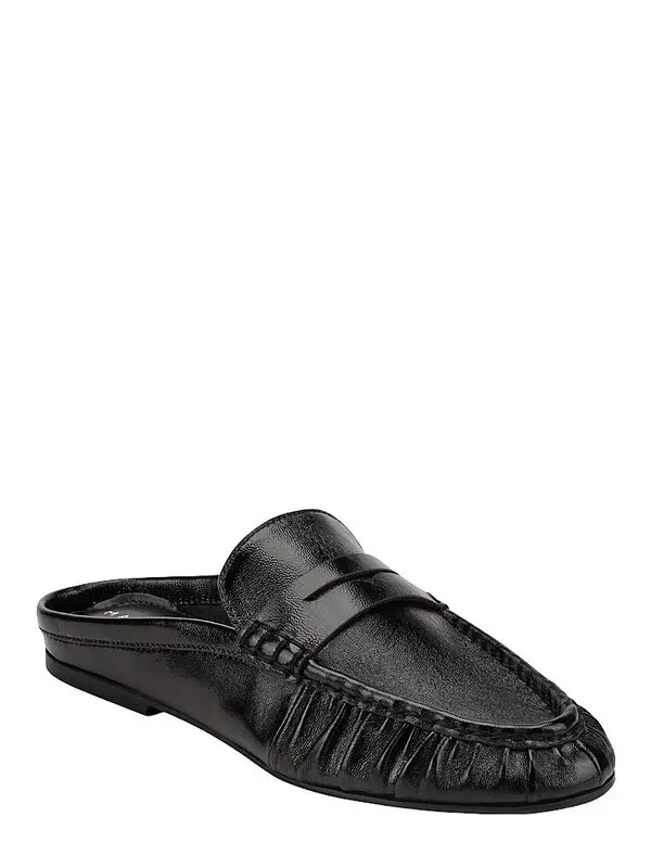MARC FISHER LTD. Jaynie Leather Mules - Black