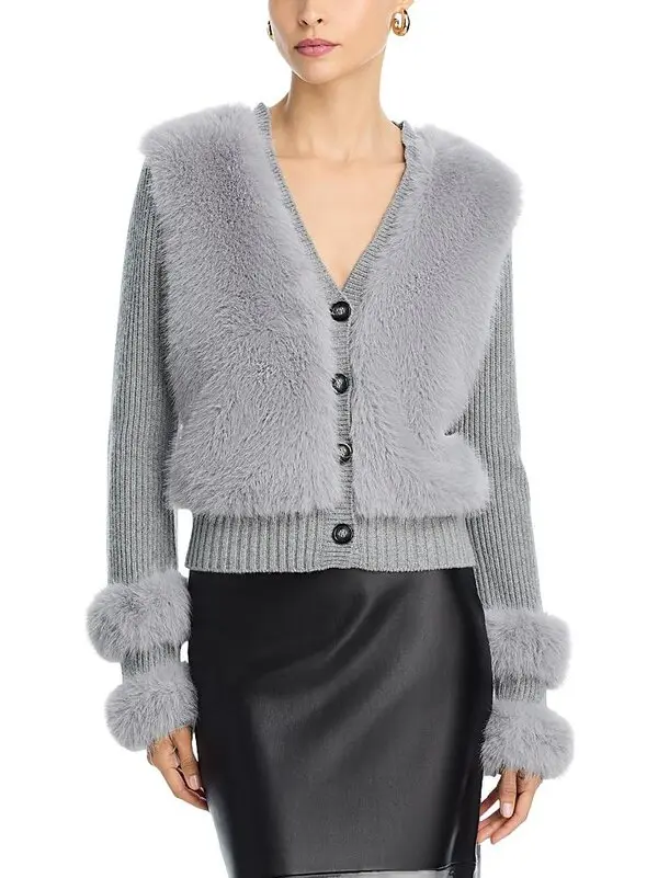 Ramy Brook Vivietta Cardigan - Heather Grey