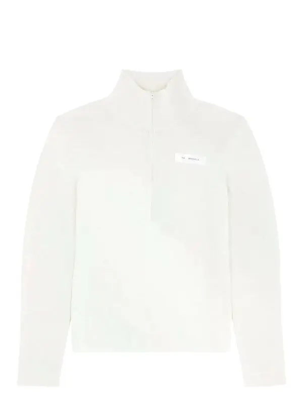 MAISON MARGIELA Zip Mock-neck Sweater - Neutrals