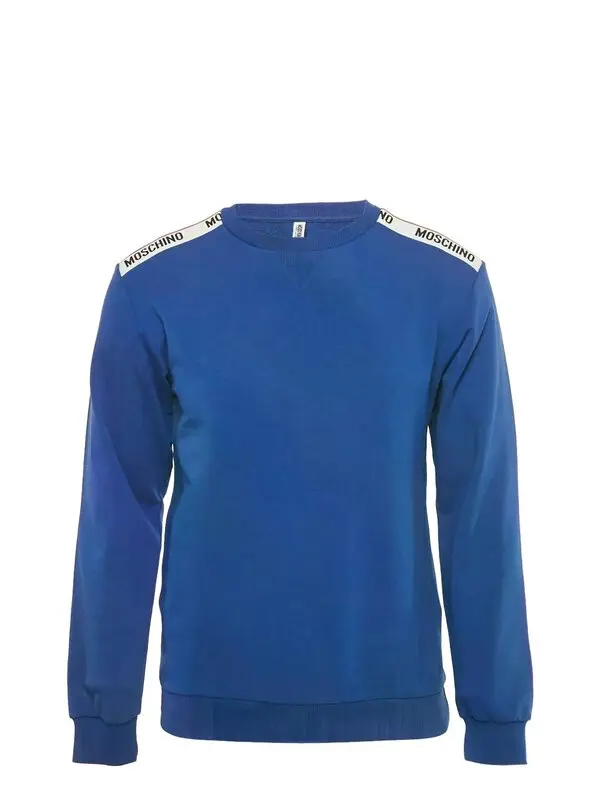 Moschino Logo-detail Sweatshirt - Blue