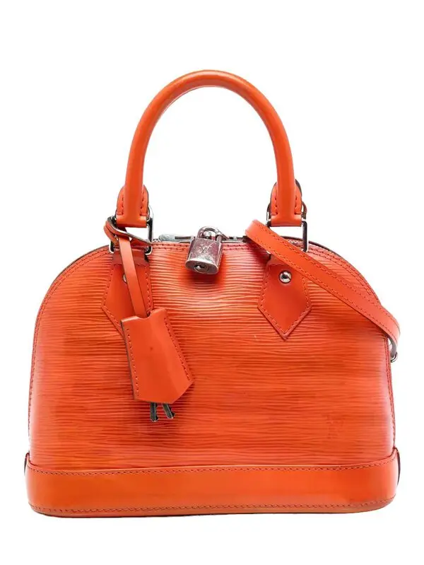 LOUIS VUITTON 2013 Epi Alma Bb Satchel - Orange
