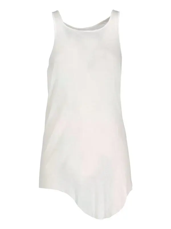Rick Owens Basic Rib Racerback Top - White