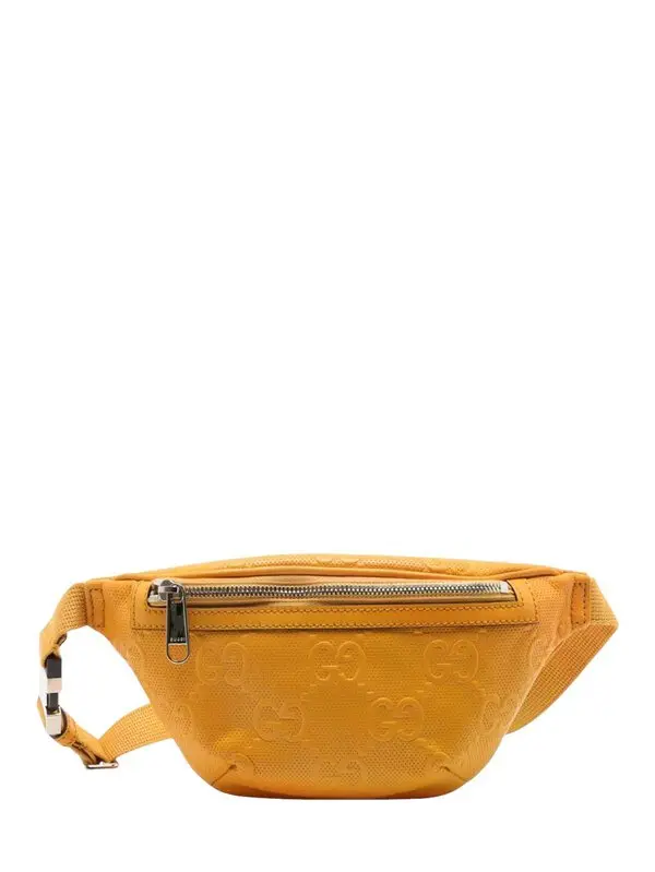 Gucci Gg Embossed Belt Bag - Yellow