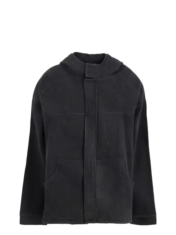 Fendi Zip Pocket Hoodie - Black