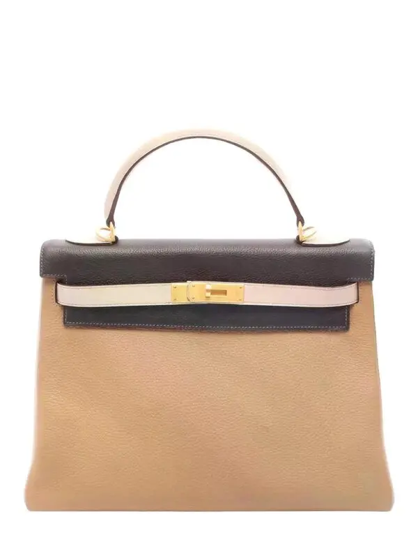 Hermès 2003 Kelly Ii Retourne 32 Satchel - Brown