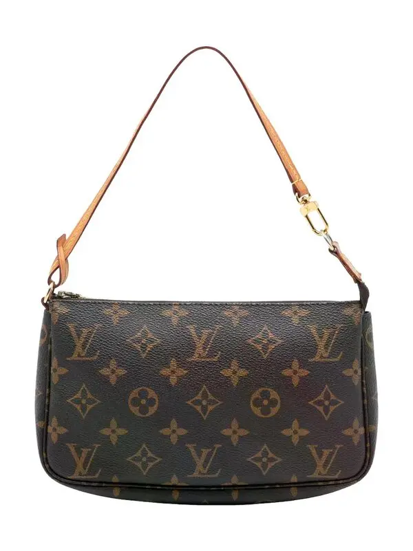 LOUIS VUITTON 1998 Monogram Pochette Accessoires - Brown