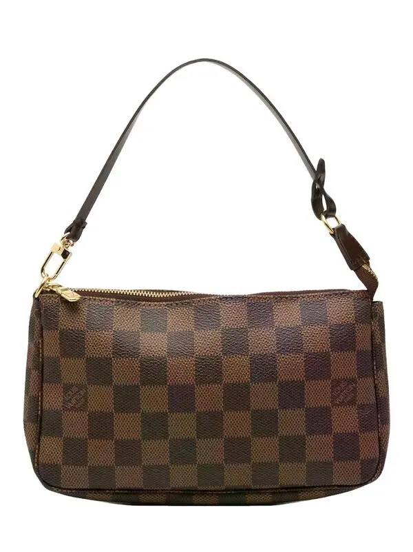 LOUIS VUITTON 2008 Damier Ebene Pochette Accessoires Shoulder Bag - Brown