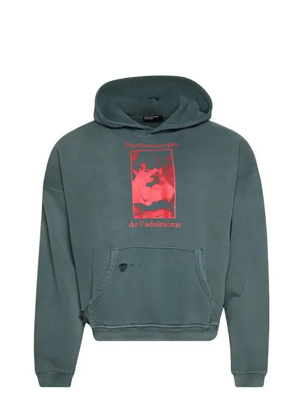 Enfants Riches Déprimés Psychothãrapie De L'adolescent Hoodie - Green