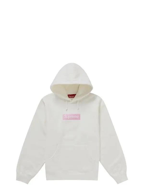 Supreme Box Logo Hooded Sweatshirt - White