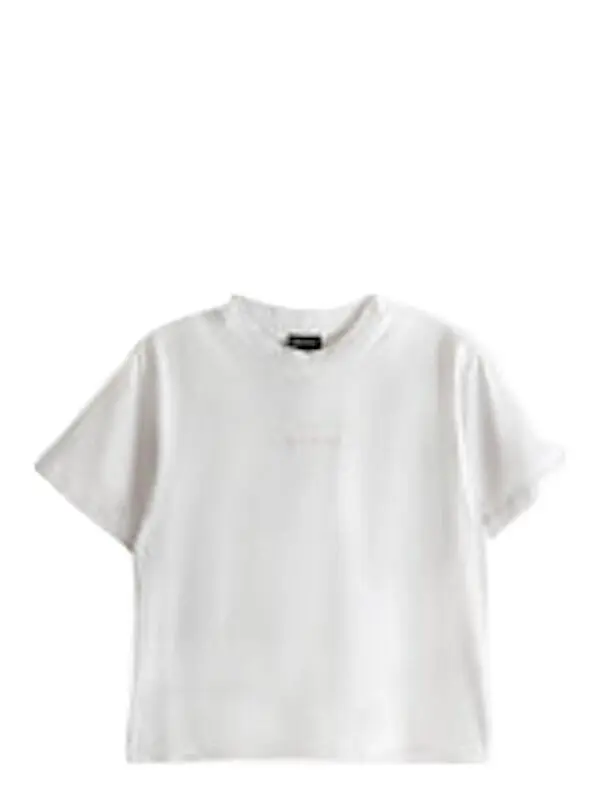 Balenciaga Medium Fit T-shirt - Dirty White Pink
