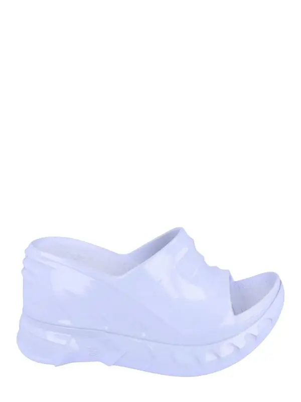 Givenchy Marshmallow Wedge Slides - Cloud Sky Blue