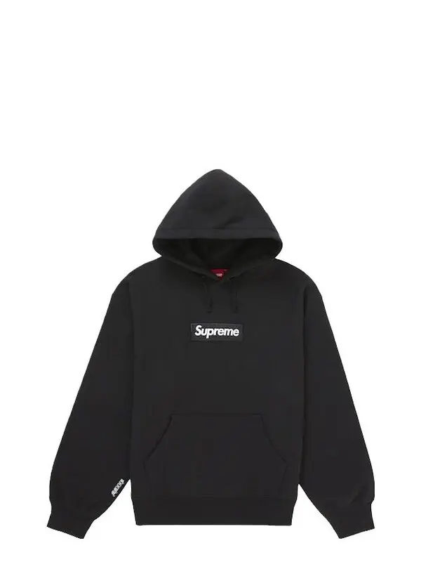 Supreme Box Logo Hooded Sweatshirt - Black