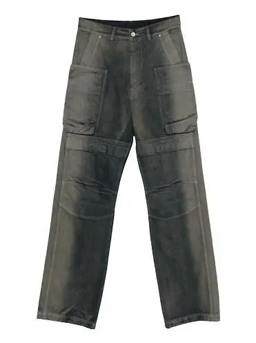 Rick Owens Stefan Cargo Jeans - Dark Dusted Grade