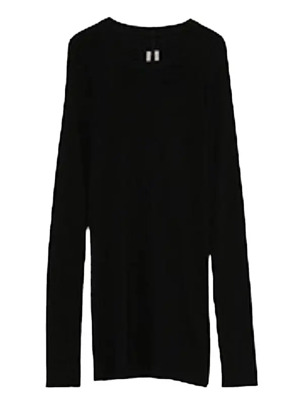 Rick Owens Rib Long Sleeve T-shirt - Black