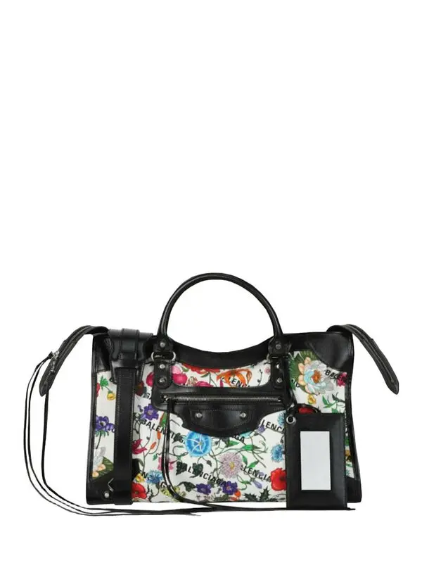 Gucci X Balenciaga Large Flora City Bag - Multicolor