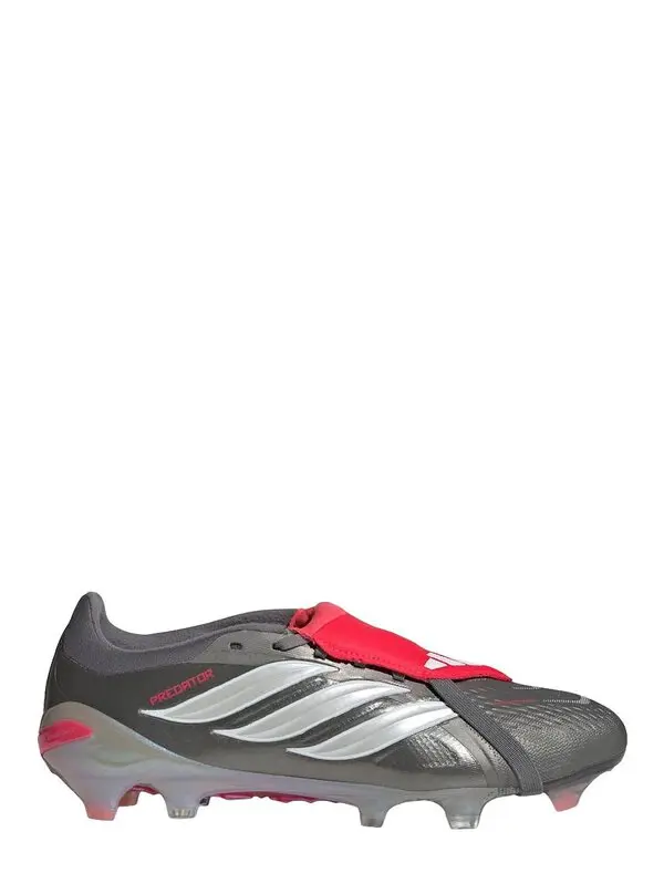 Adidas Predator Pro Foldover Tongue Fg Finishers Stee Shirtl Pack - Iron Metallic/zero Metalic/lucid Red