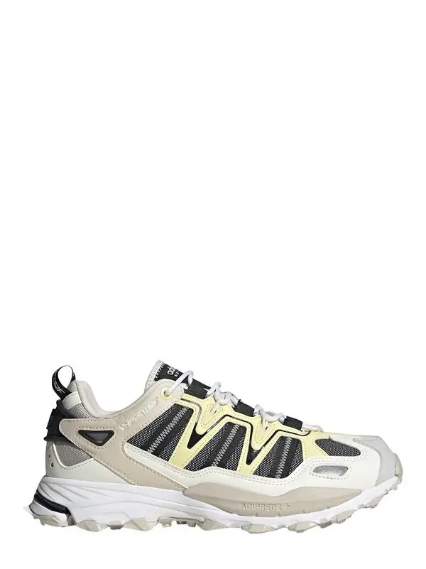 Adidas Hyperturf Lace-up Sneakers - Off White/core Black/almost Yellow