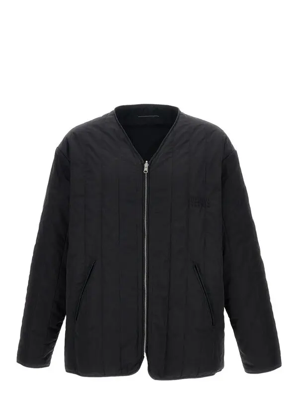 MAISON MARGIELA Reversible Quilted Padded Jacket - Black